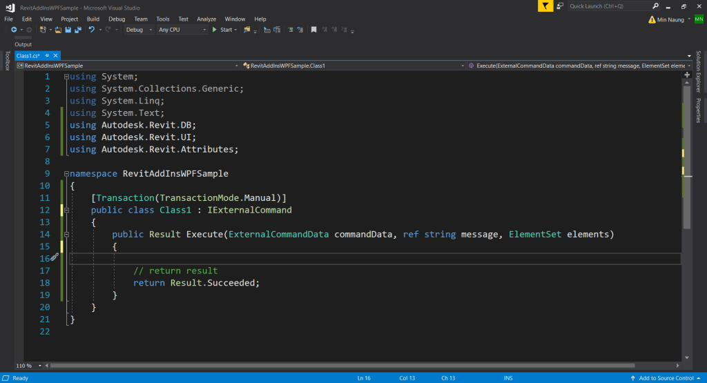 Revit API : Revit Add-Ins with WPF – TwentyTwo