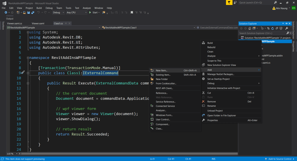 Revit API : Revit Add-Ins with WPF – TwentyTwo