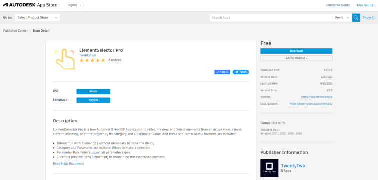 Element Selector PRO Autodesk® Revit® Add-Ins – TwentyTwo