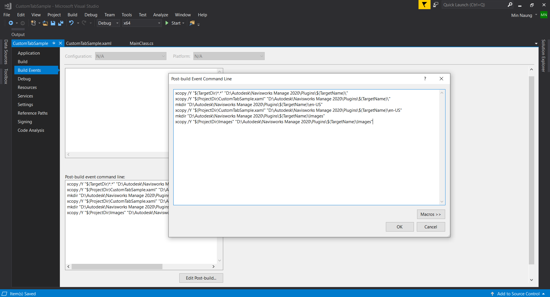 Navisworks API : CommandHandlerPlugin – TwentyTwo